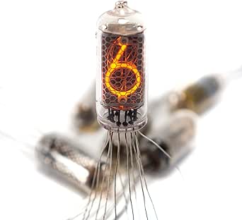 Amazon.com: 6 pcs UNSOLDERED New Nixie Tubes IN-8-2 (as IN-14) Soviet ...
