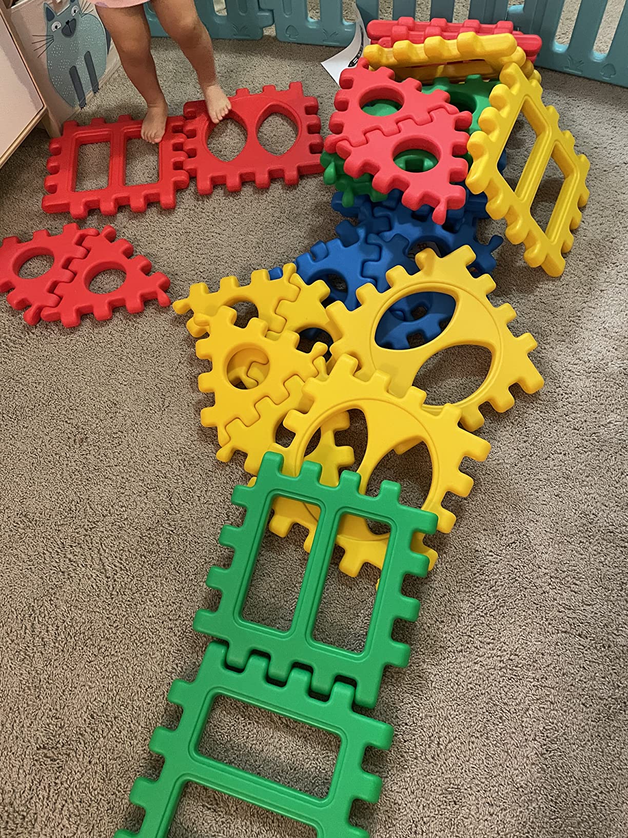 $18/mo - Finance Costzon 32 Pieces Jumbo Building Blocks for Kids, Big ...