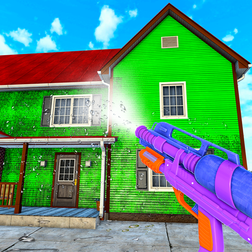 Power Gun Washer Game 3D: Power Washing Cleaning Simulator: Water Gun ...