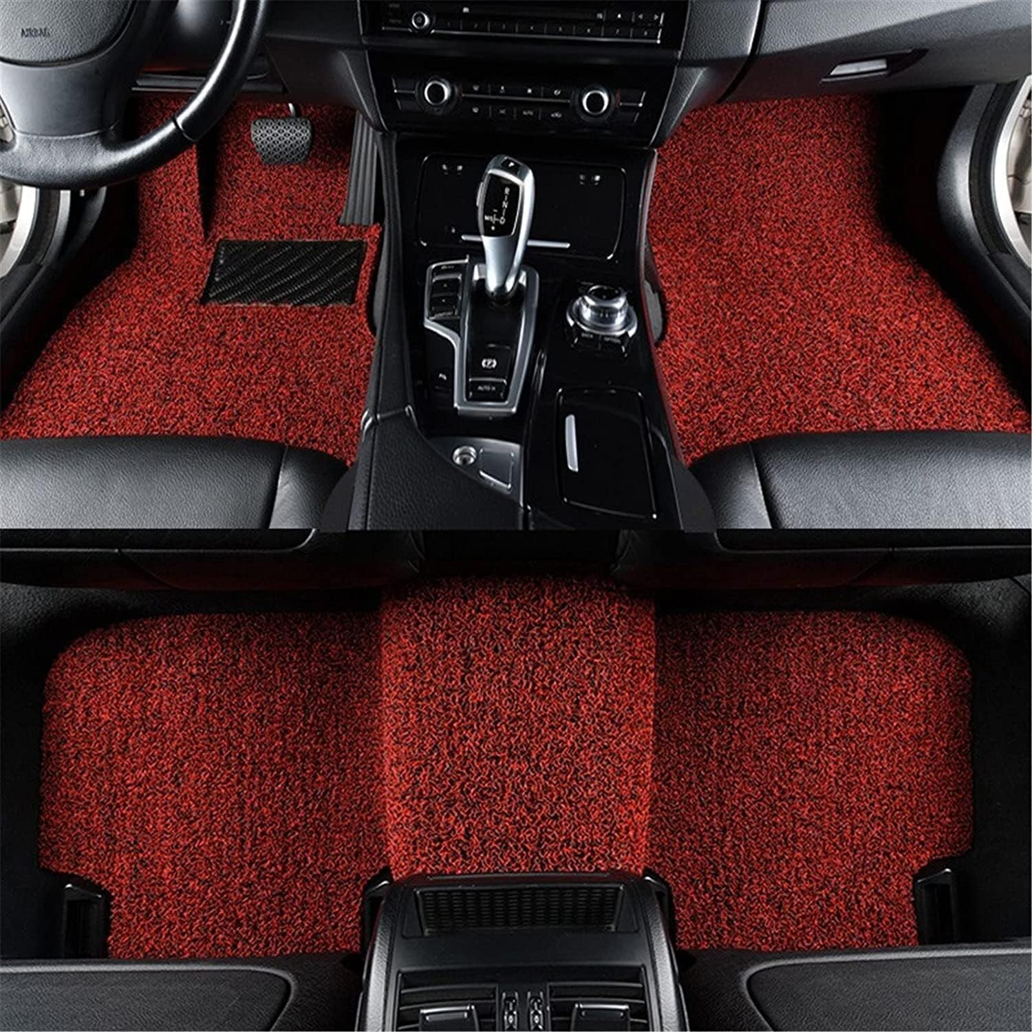 Motella Crafts Universal Car Foot Mat - 3 Pcs Pvc Cushion Noodle Car ...