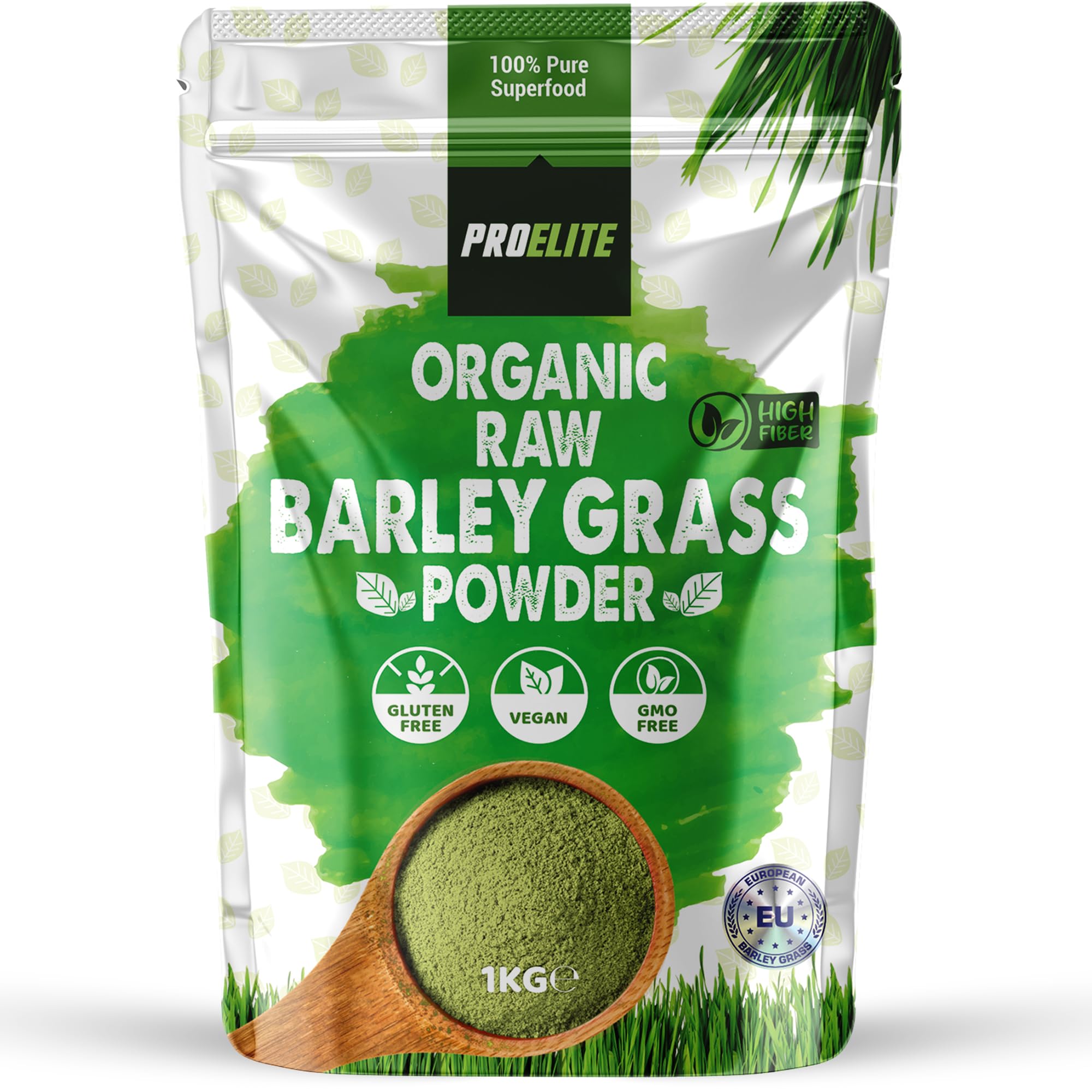 Organic Barley Grass Powder 1KG / 1000g - Certified Organic Grown in EU ...