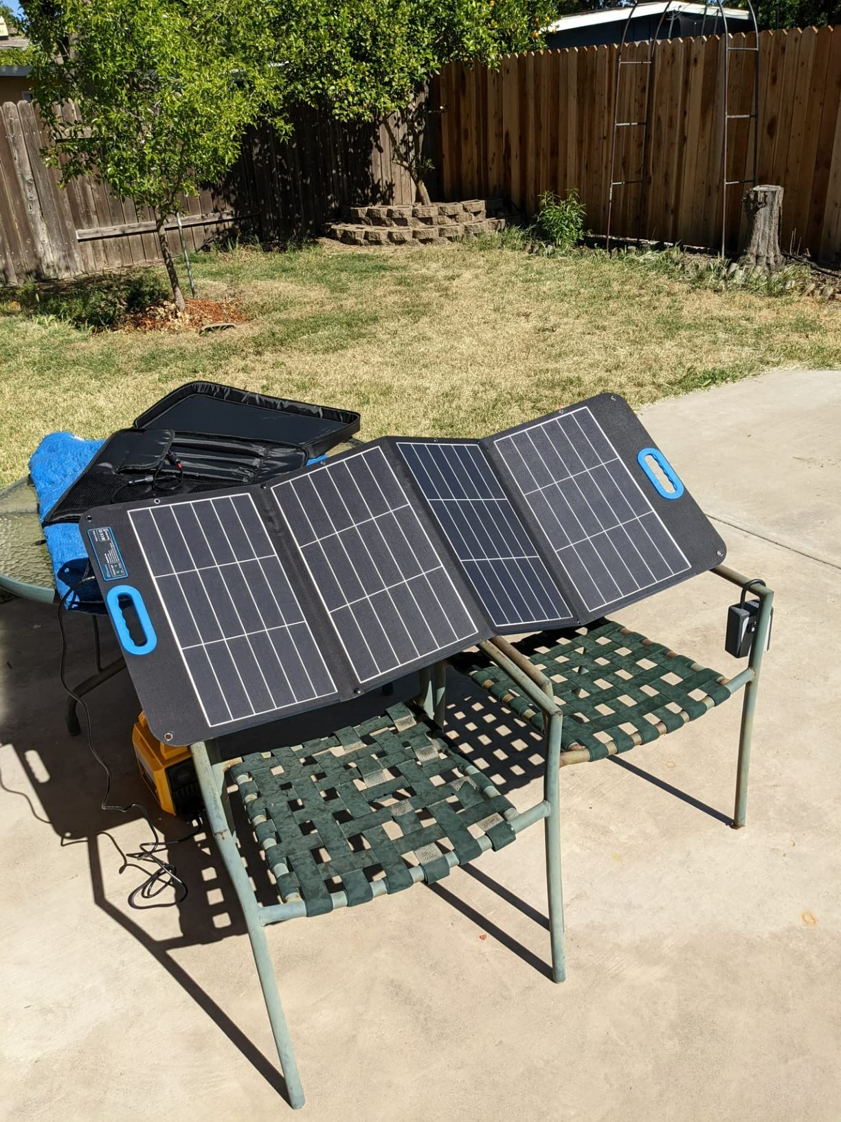 $14/mo - Finance Nicesolar 100W Foldable Solar Panel 100 Watt Portable ...
