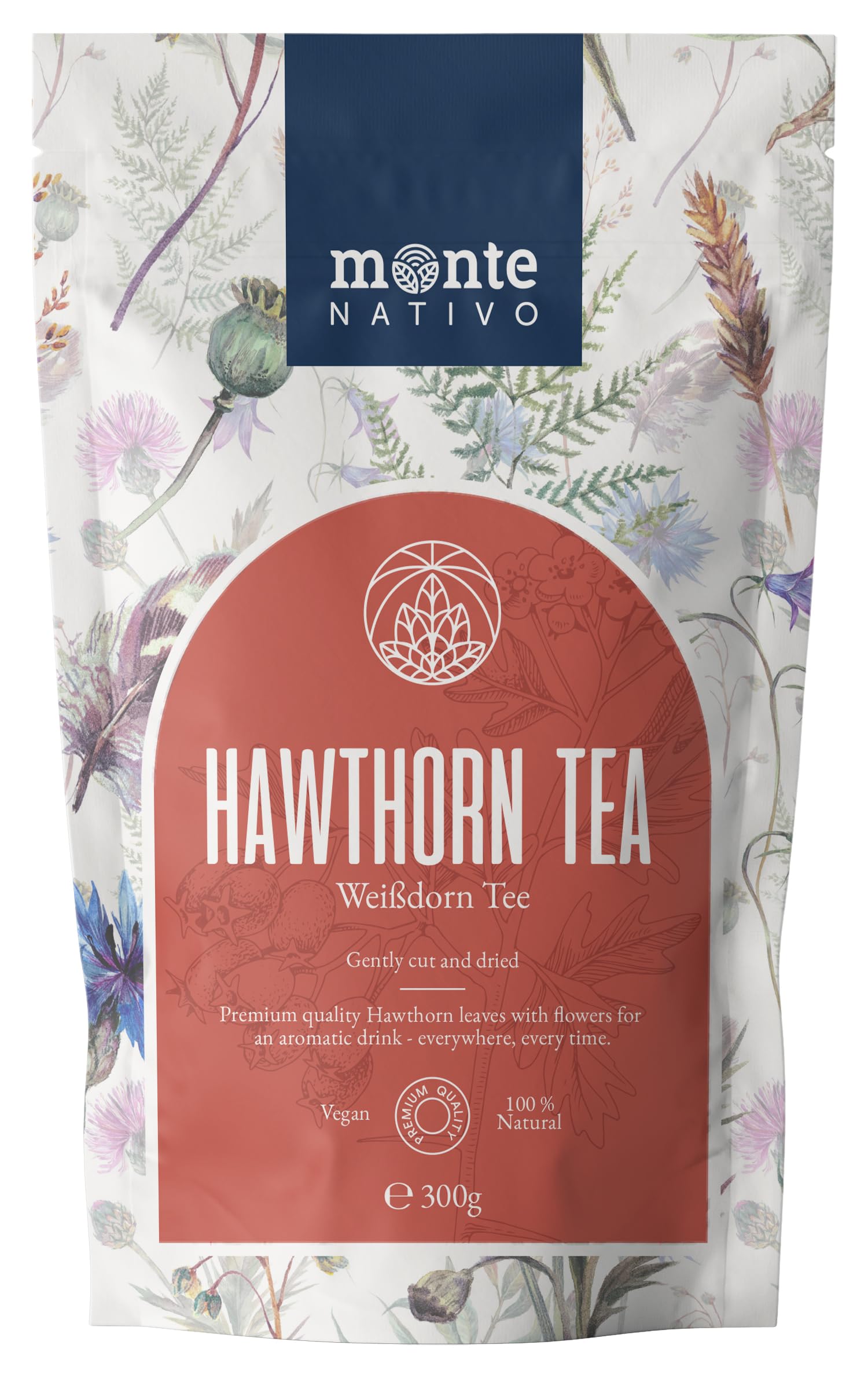 Hawthorn Tea Monte Nativo (300 g) - 100% pure and natural Hawthorn ...