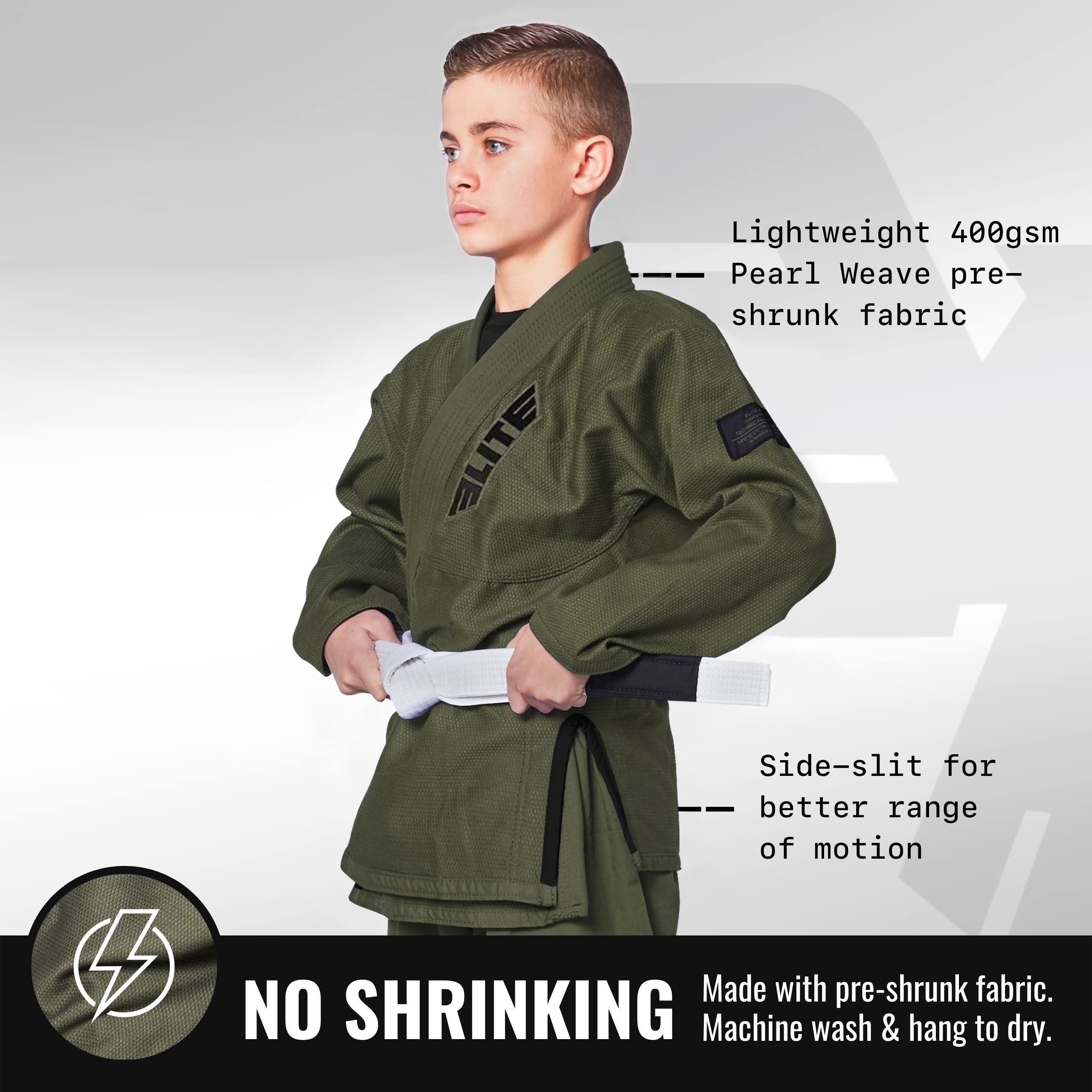 Snapklik.com : Elite Sports Kids BJJ GI, Youth IBJJF Childrens ...