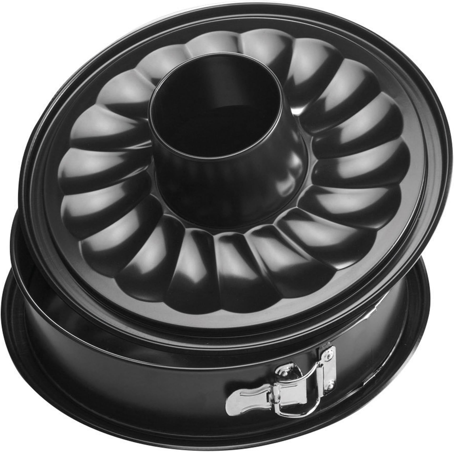 Grizzly Springform Cake Tin with 2 Loose Bases - Round Quick Release ...