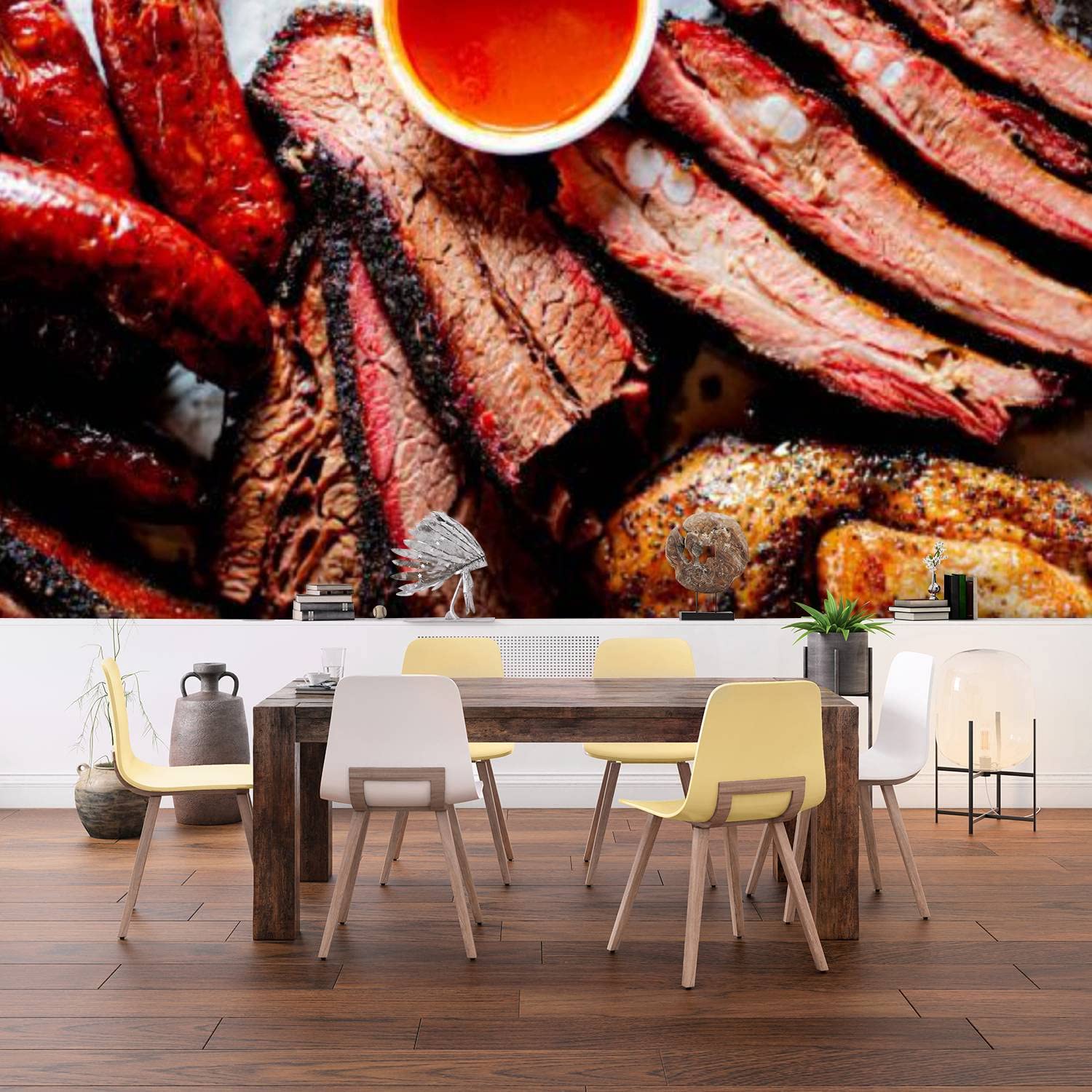 Bbq Wallpaper Barbecue Ribs Pouring BBQ Sauce On Roasted Ribs On Plate