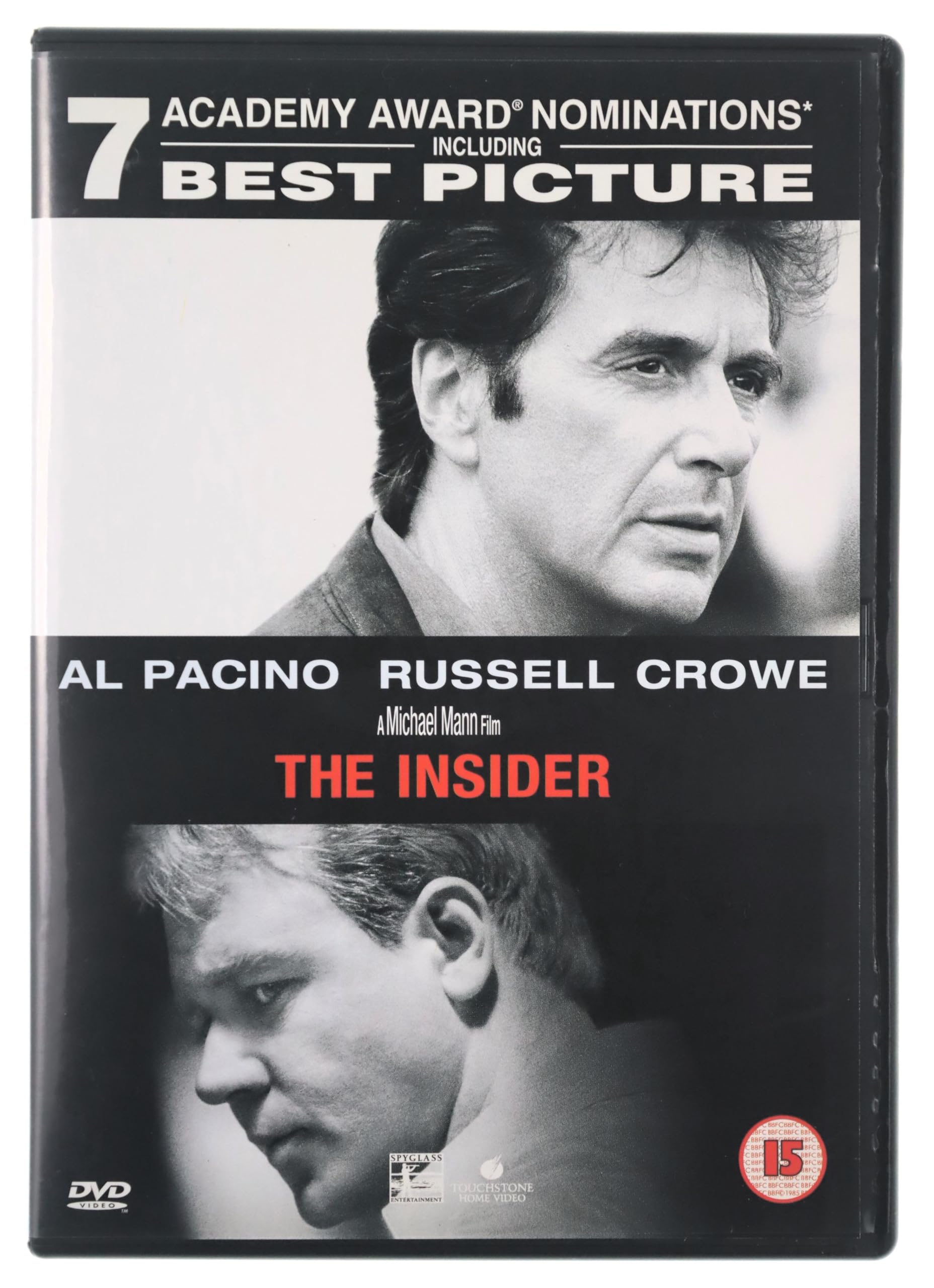The Insider [DVD] [2000]: Amazon.co.uk: Al Pacino, Russell Crowe, Christopher Plummer, Diane ...