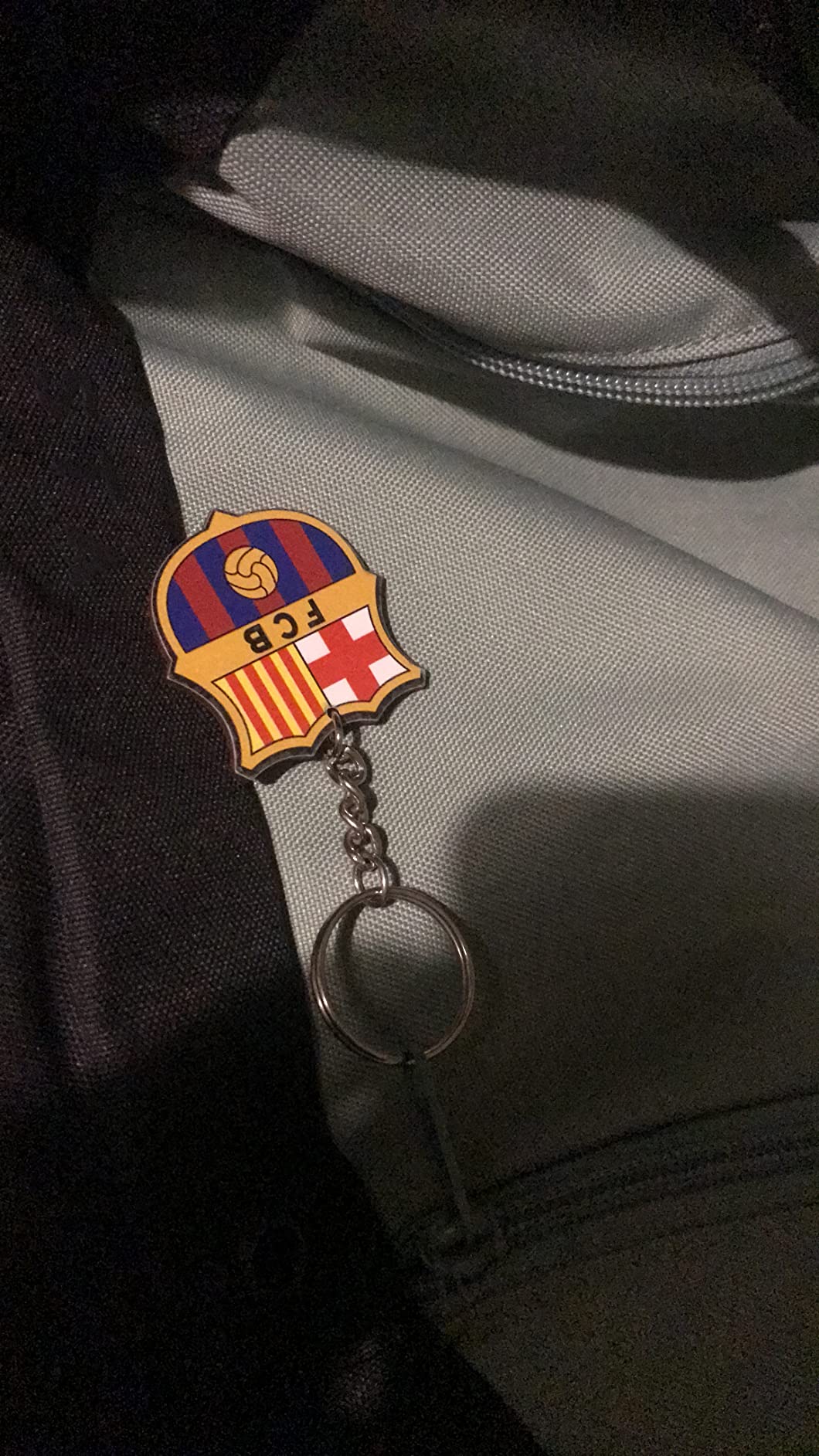 SINCE 7 STORE Fc Barcelona Football Double-Sided Printed Keychain For ...