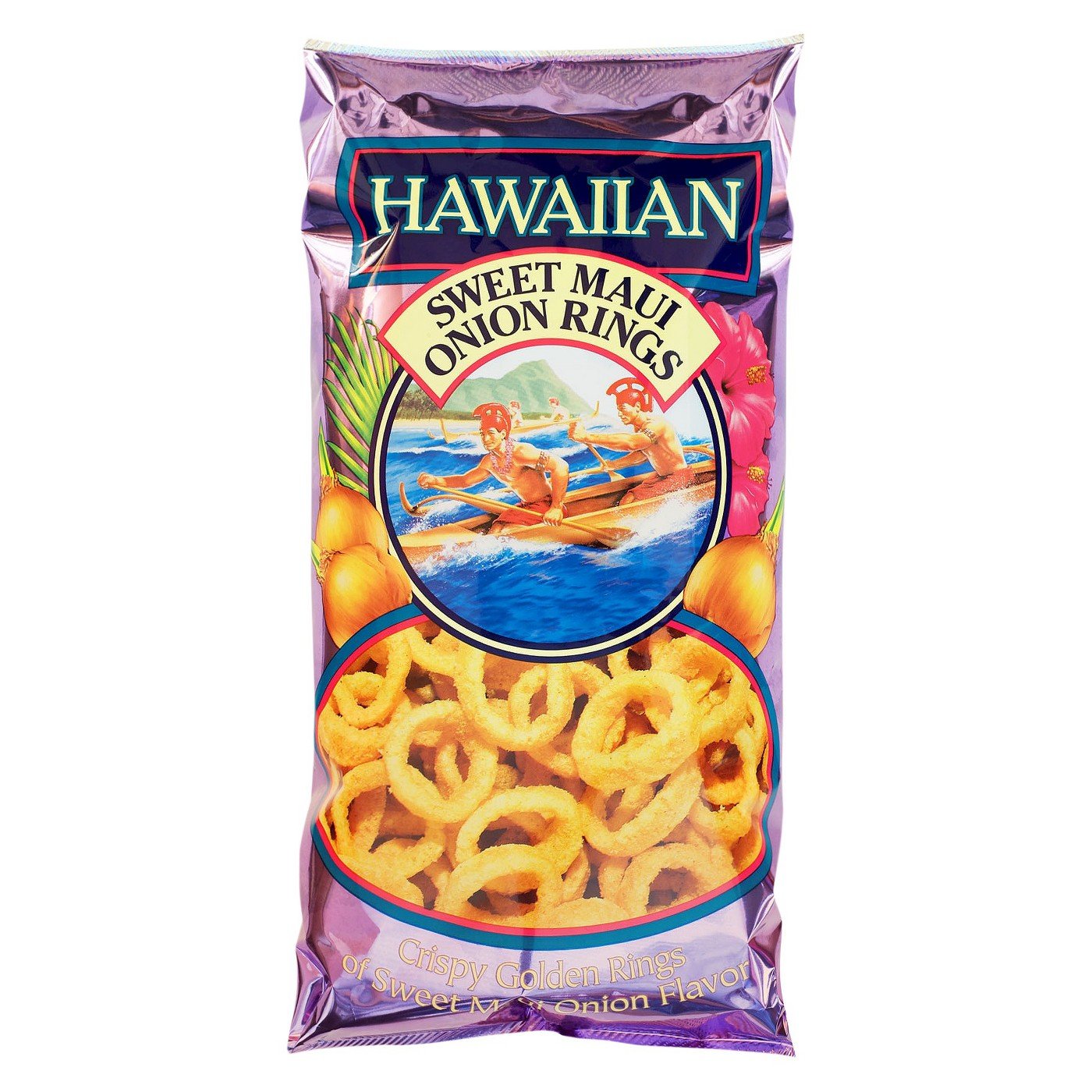 Amazon.com: Hawaiian, Sweet Maui Onion Rings, Crispy Golden Rings, 4oz ...
