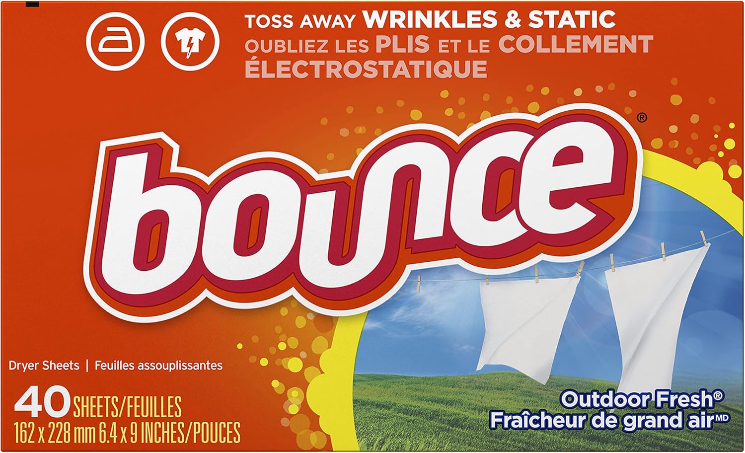 Procter & Gamble #80049 40CT Bounce Softener by Bounce : Amazon.fr ...