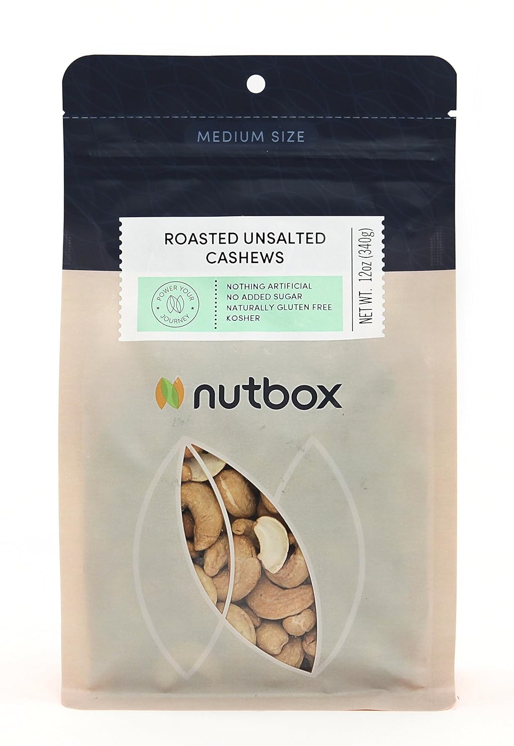 Amazon.com : Nutbox Unsalted Roasted Cashews, 12 oz : Grocery & Gourmet ...
