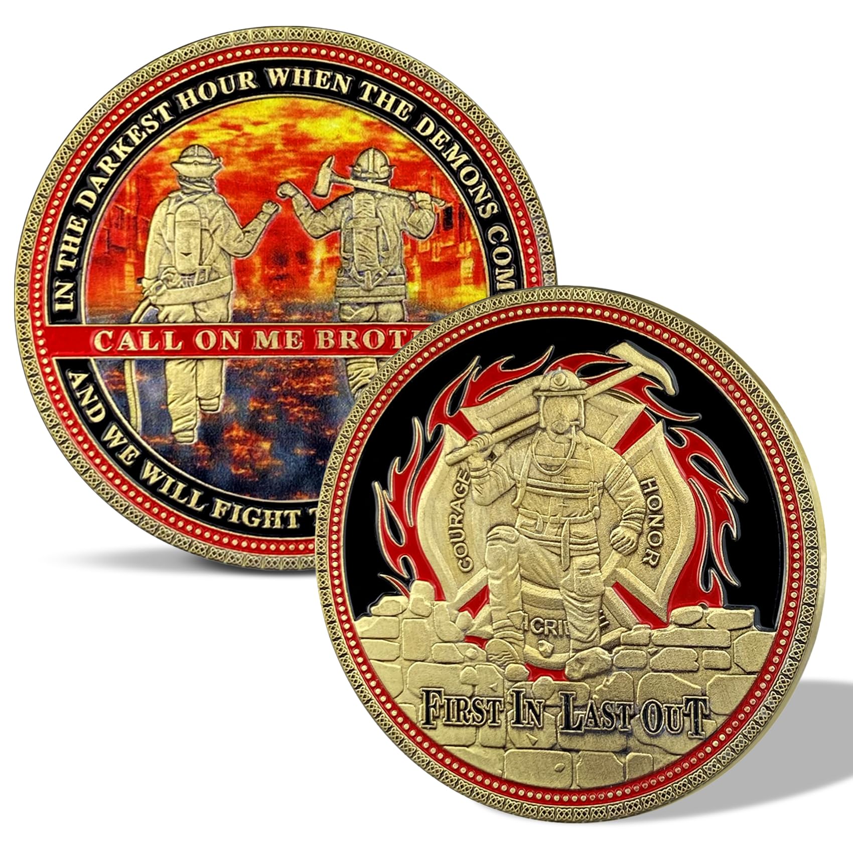 Snapklik.com : Firefighter Challenge Coin First Responder Hero Fireman ...