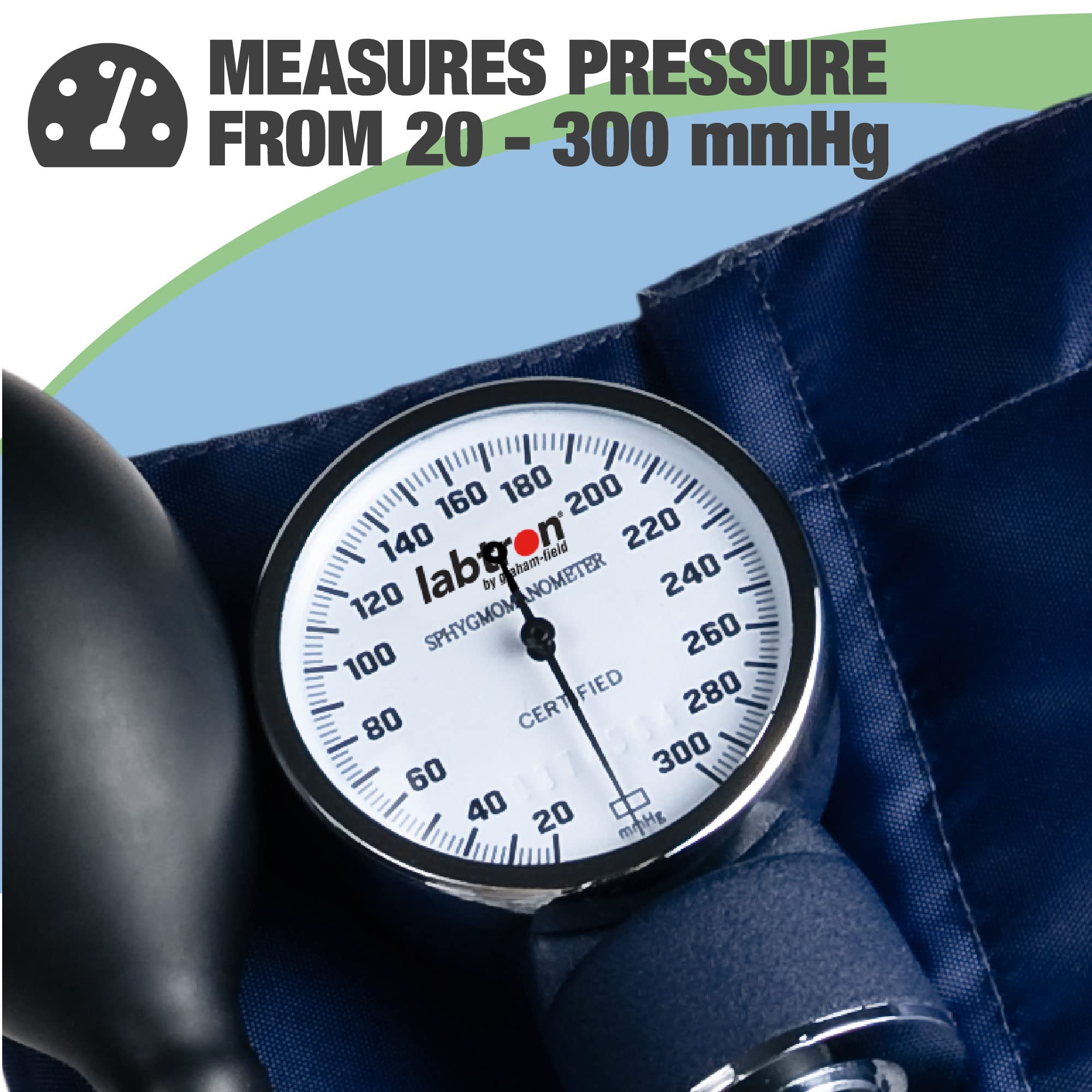 Snapklik.com : Labtron Manual Blood Pressure Monitor Adult Size, Blue ...