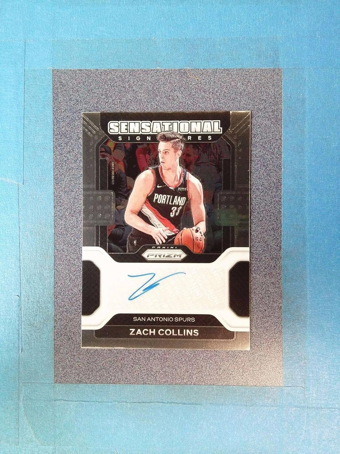 Amazon.com: FB64) 2021-22 Prizm ZACH COLLINS Auto Sensational ...