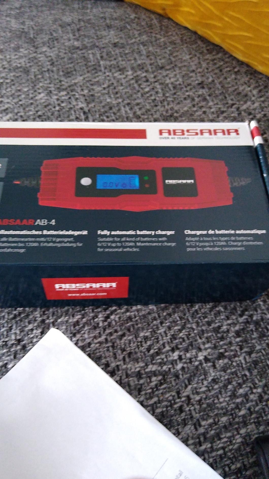 Absaar 77911 Battery Charger 8 AMP 6/12 V for Motorbikes , red : Amazon ...