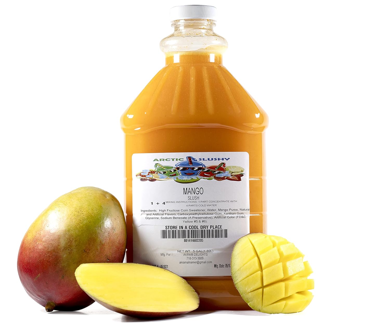 Amazon.com: Arctic Slushy Frozen Slushie Syrup Mix - New York Flavored ...