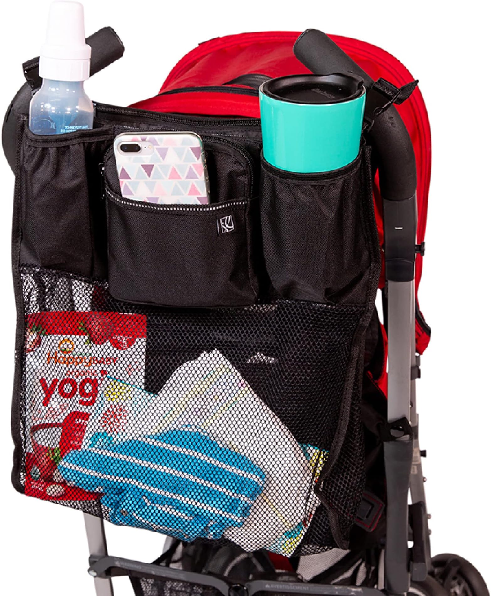 Amazon.com : J.L. Childress Double Stroller Organizer with Large Mesh ...