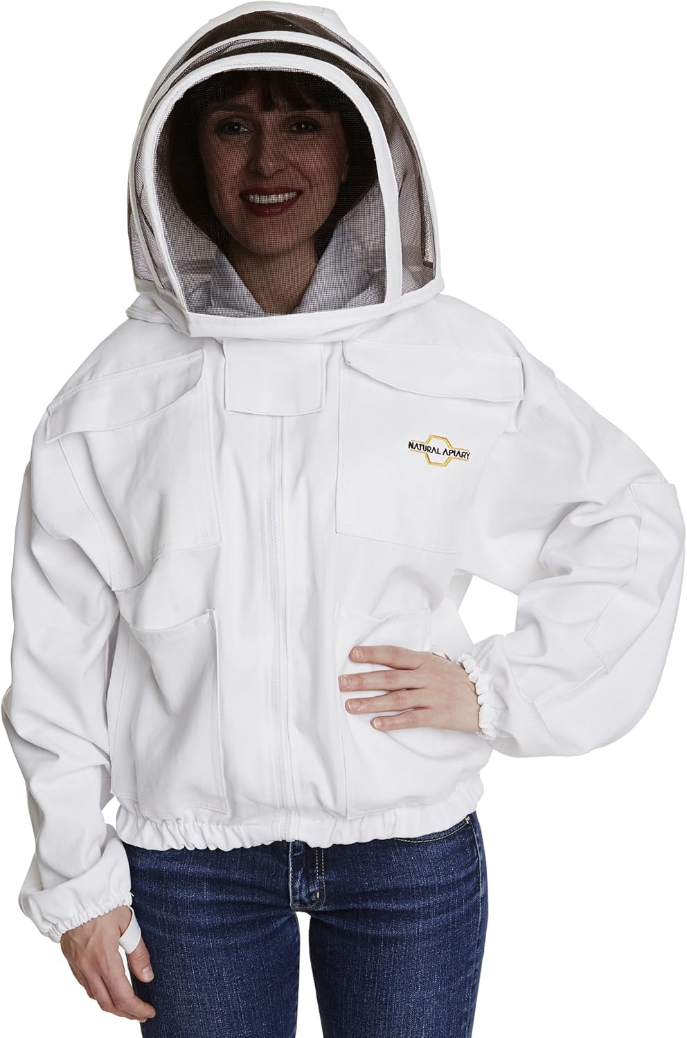 Amazon.com : Natural Apiary Apiarist Polycotton Jacket Includes 1 x Non ...
