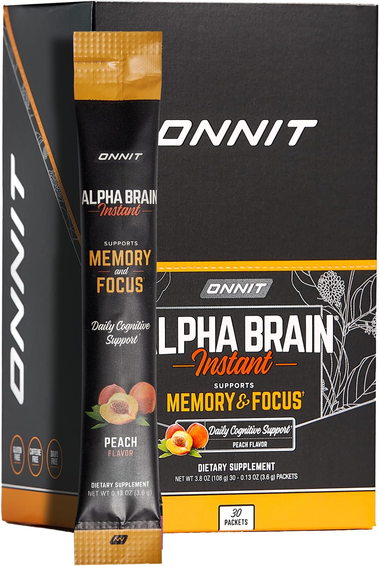 Amazon.com: ONNIT Alpha Brain Instant (30ct Box) - Premium Nootropic ...