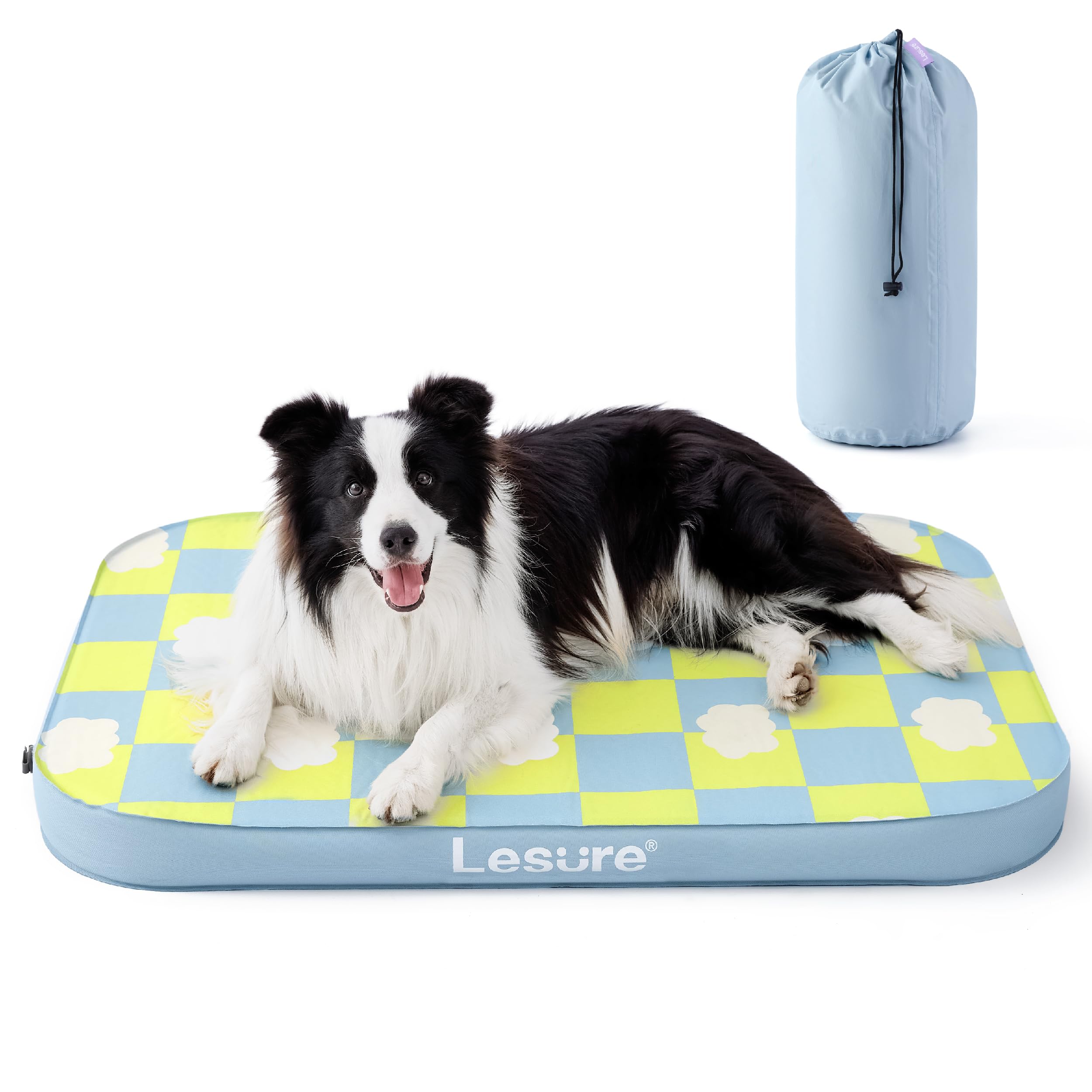 Amazon.com : Lesure Inflatable Waterproof Dog Bed for Large Dogs ...
