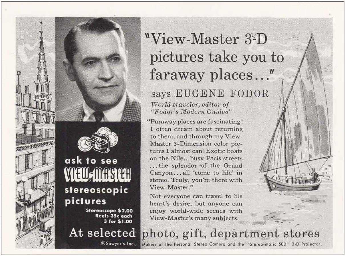 Amazon.com: RelicPaper 1954 Viewmaster: Eugene Fodor, View-Master Print ...