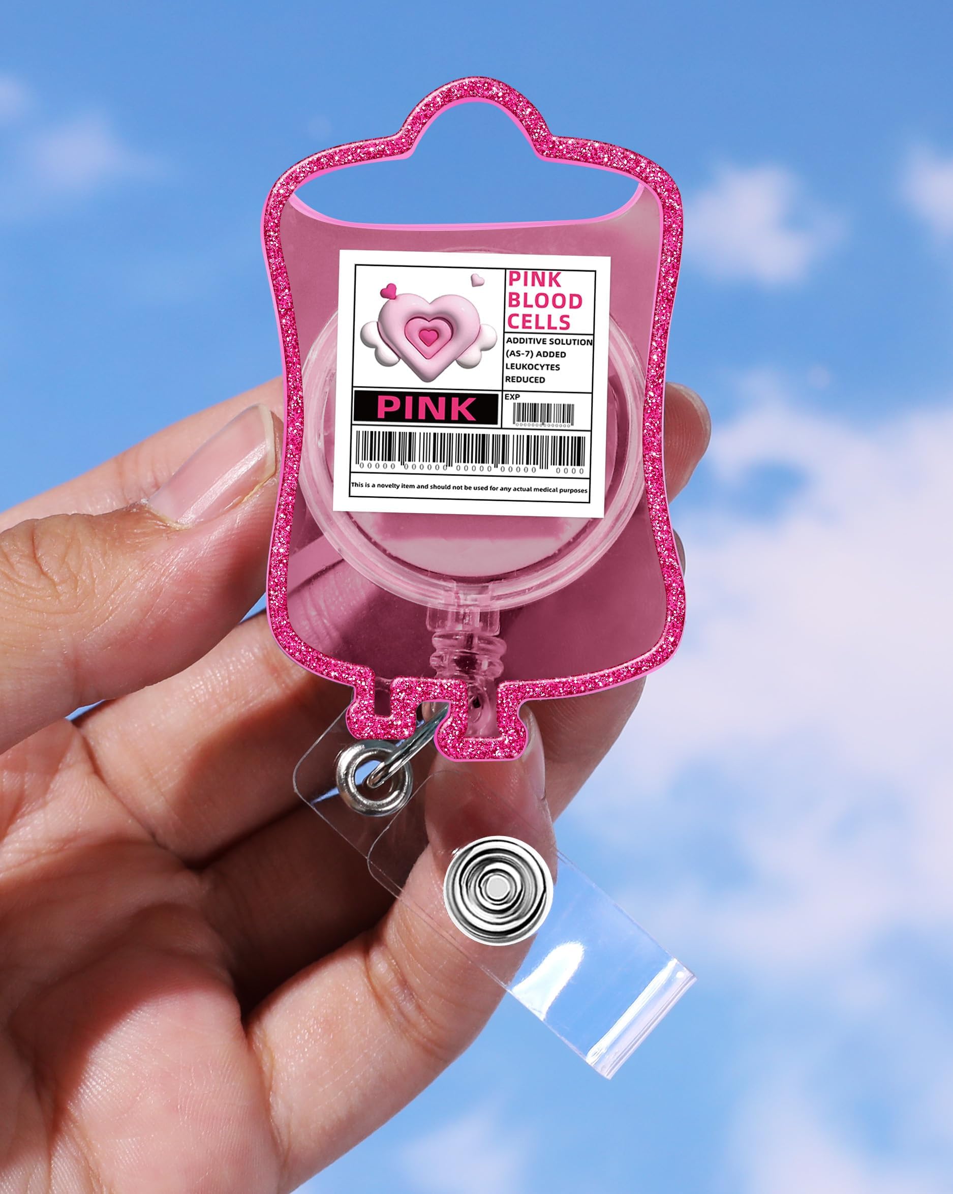 Amazon.com : Plifal Social Worker Badge Reel Holder Retractable with ID ...