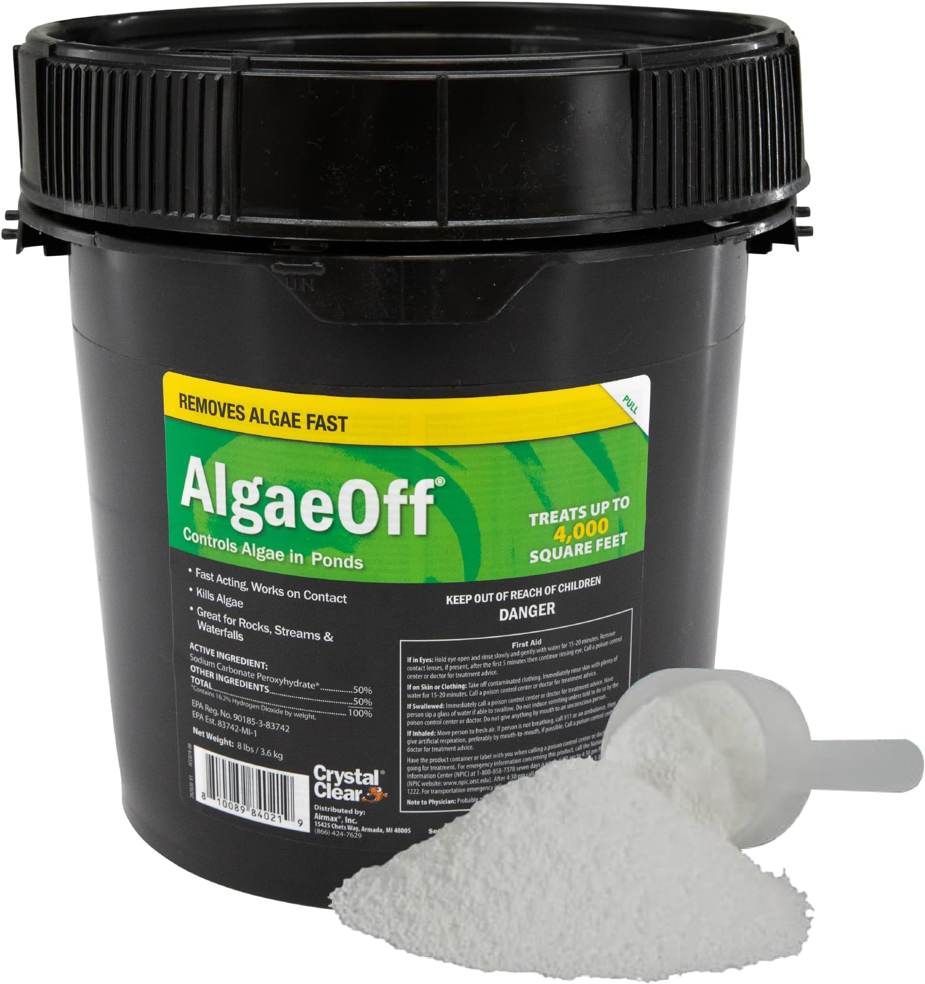 Amazon.com : BioSafe Systems 3002-8 GreenClean Granular Algaecide ...