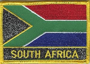 Amazon.com: 3-Pack South Africa Flag Patches – Embroidered Iron-On/Sew ...