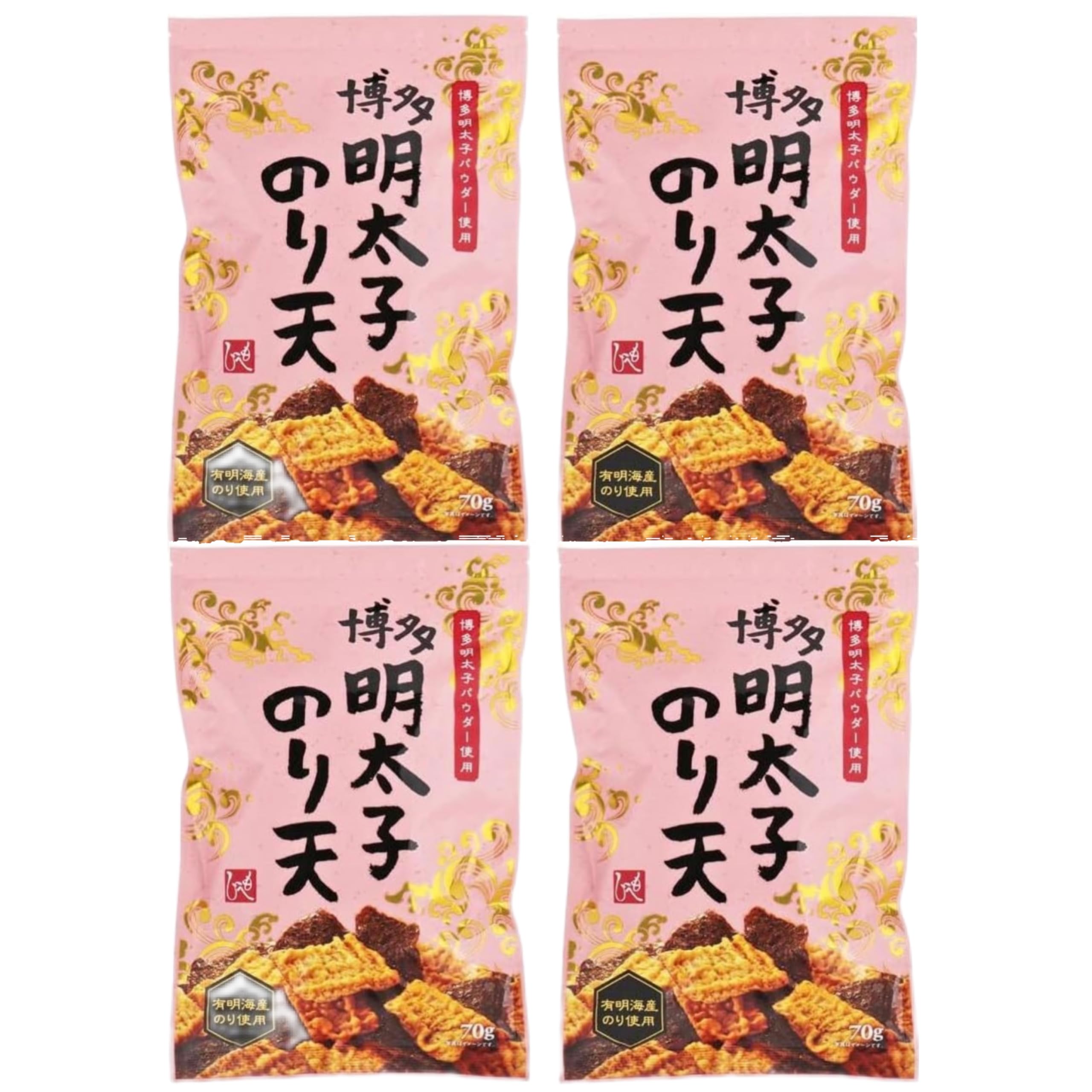 Amazon | 【まとめ買い】KALDI カルディオリジナル 博多明太子のり天 70g×4袋 有明海産の海苔 少しピリ辛な博多明太子パウダー使用 おやつ・おつまみ | ノーブランド品 | お ...