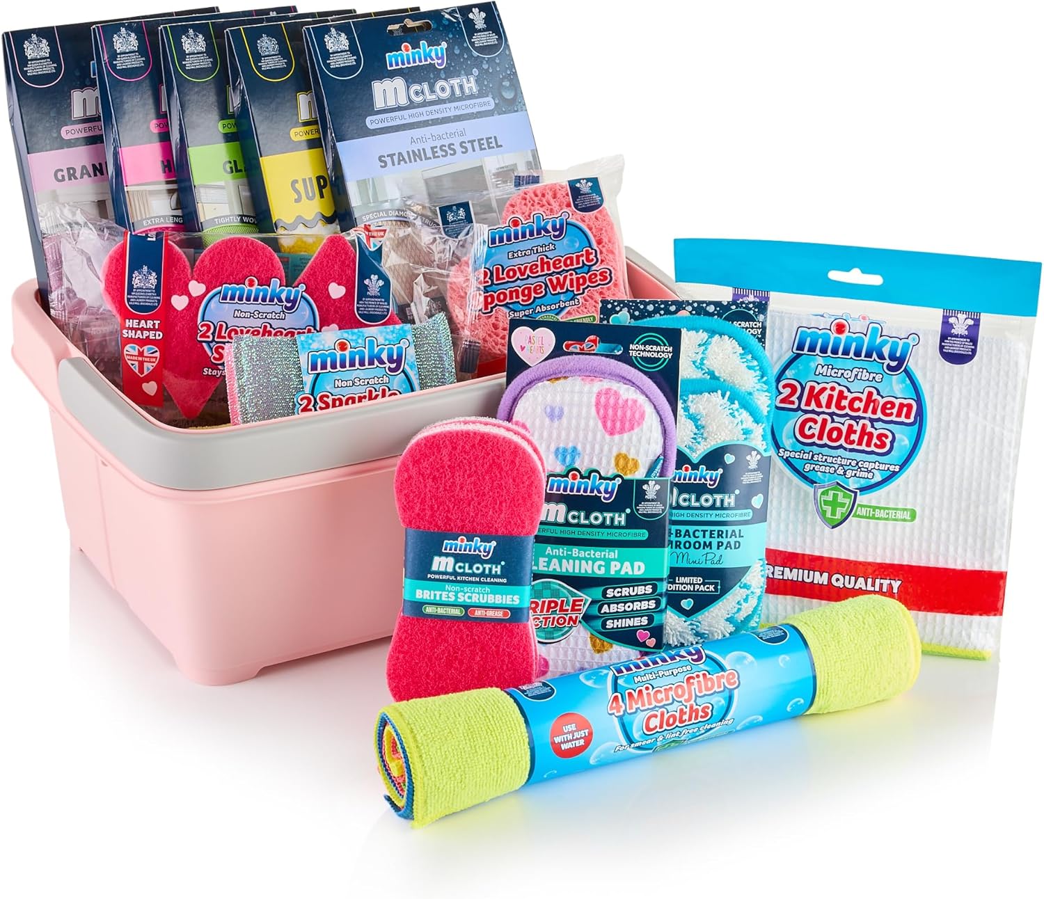 Minky Spring Clean Bundle, 13 Different Cleaning Products With Storage ...