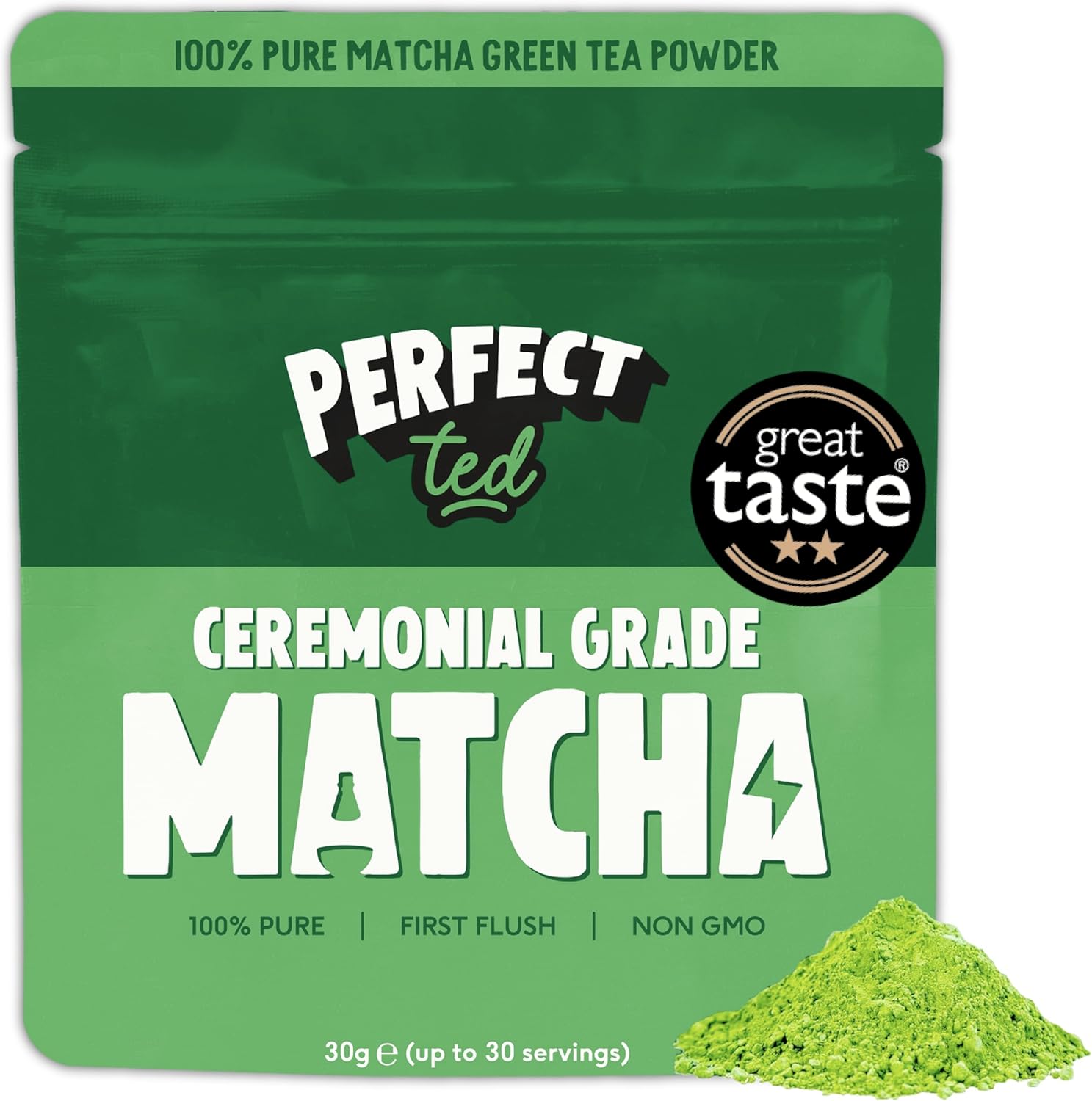 Perfect Ted | Organic Matcha Flavor 30g | Matcha Powder Ceremonial ...