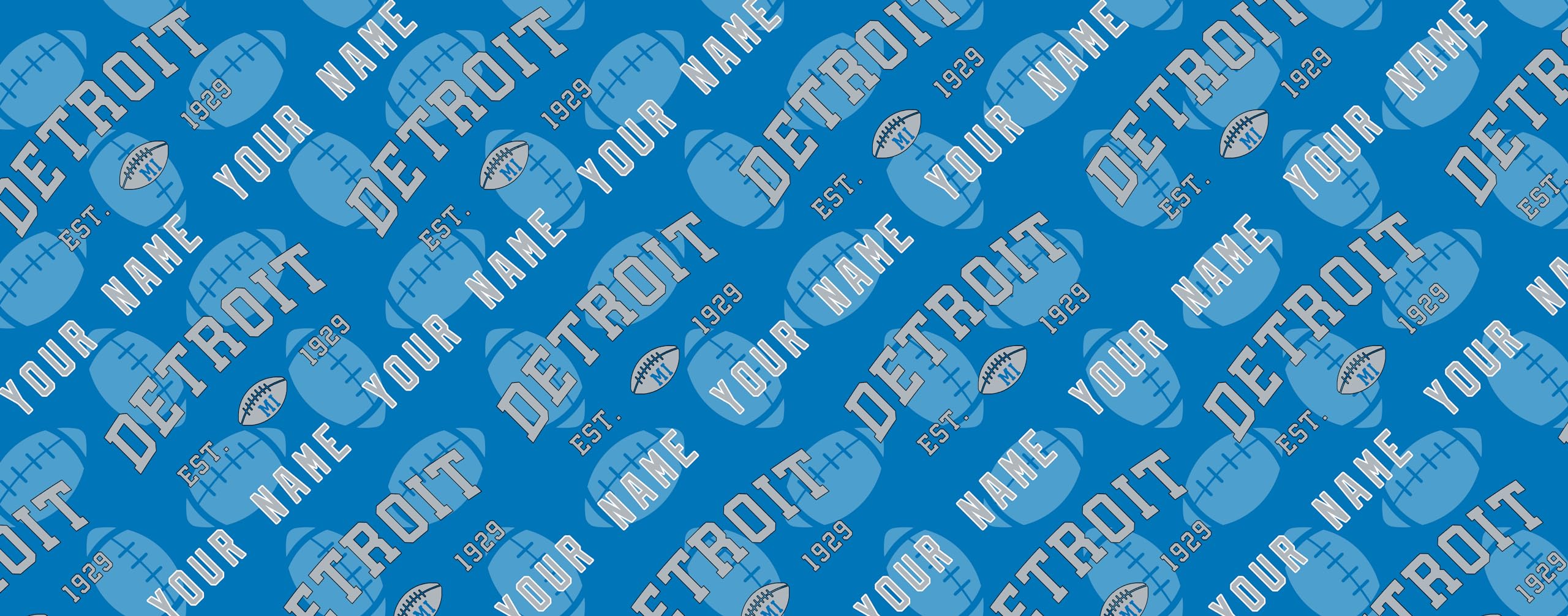 Amazon.com: Detroit Custom Personalized Gift Wrapping Paper,Detroit ...