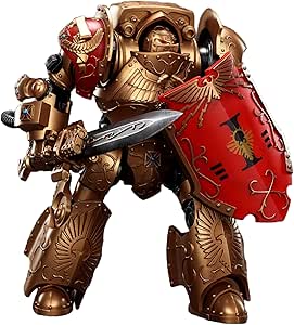 Amazon.com: JOYTOY Warhammer 40K 1/18 Action Figures Legio Custodes Contemptor-Galatus ...
