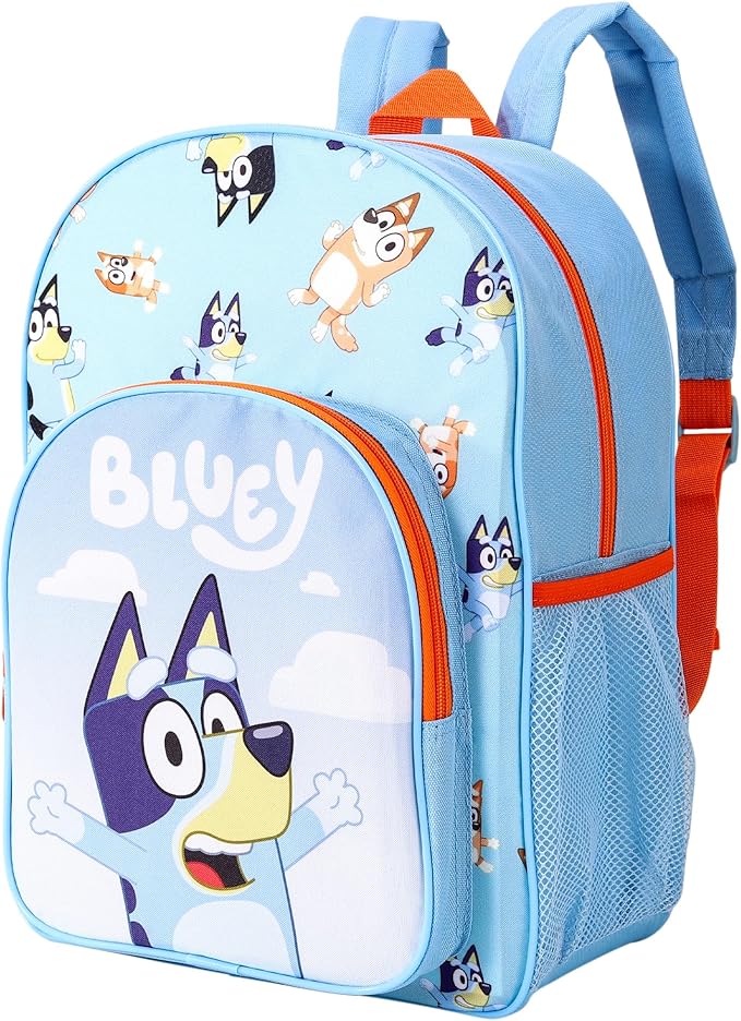 Bluey Kids Childrens Premium Backpack School Rucksack Travel Bag Boys ...