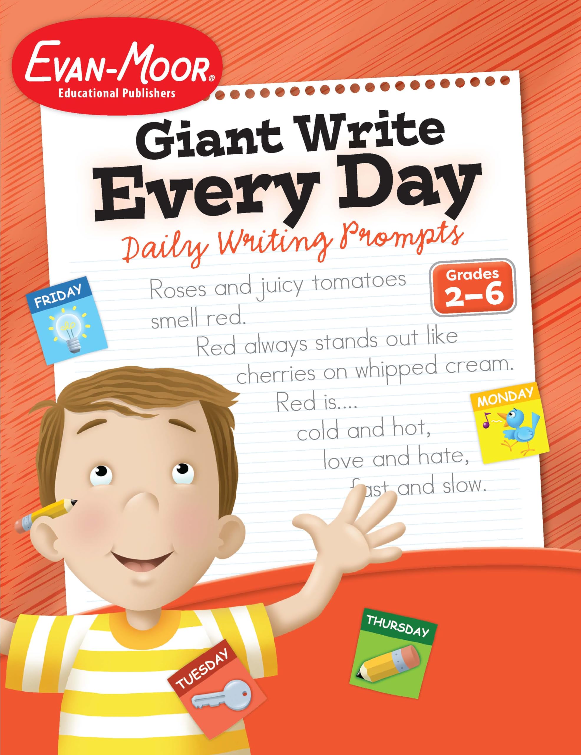 Evan-Moor Giant Write Every Day: Daily Writing Prompts, Grade 2 - 6 ...
