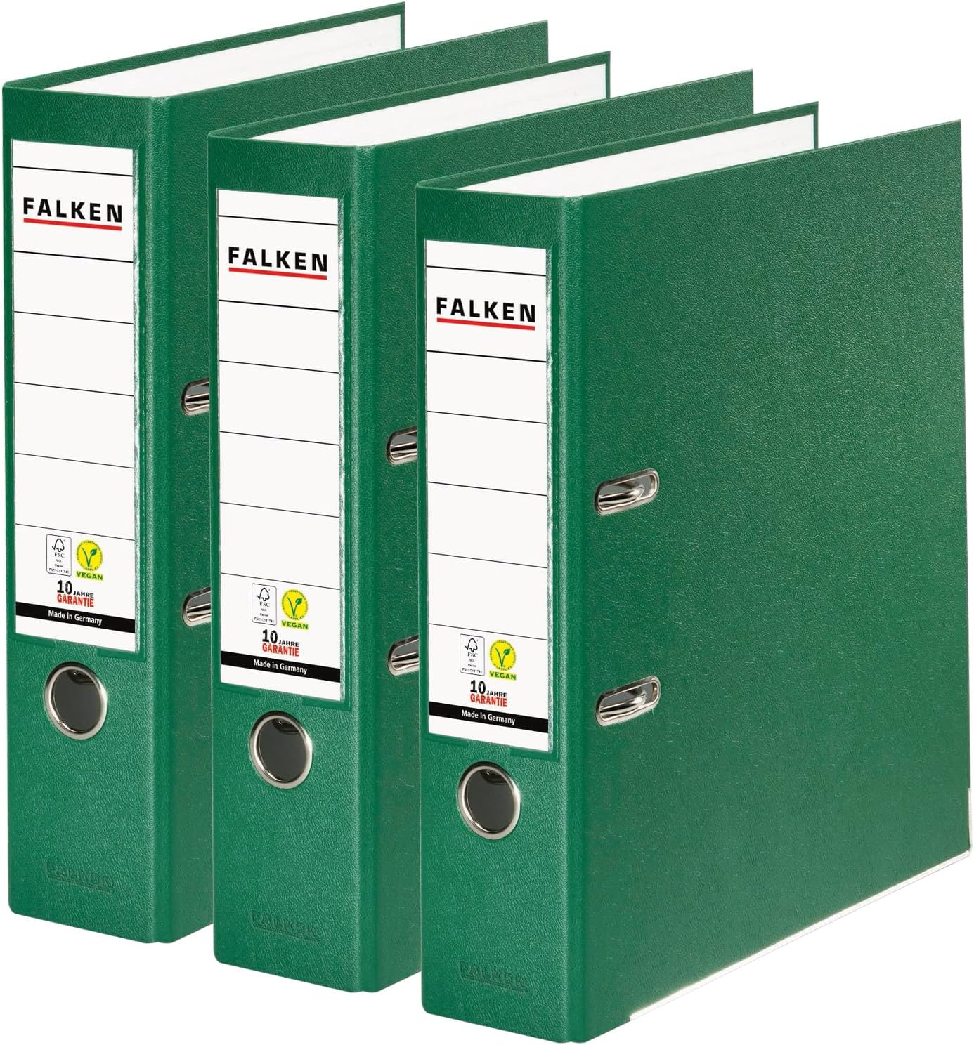 Original Falken 3er Pack PP-Color Ordner. Made in Germany. 8 cm breit ...