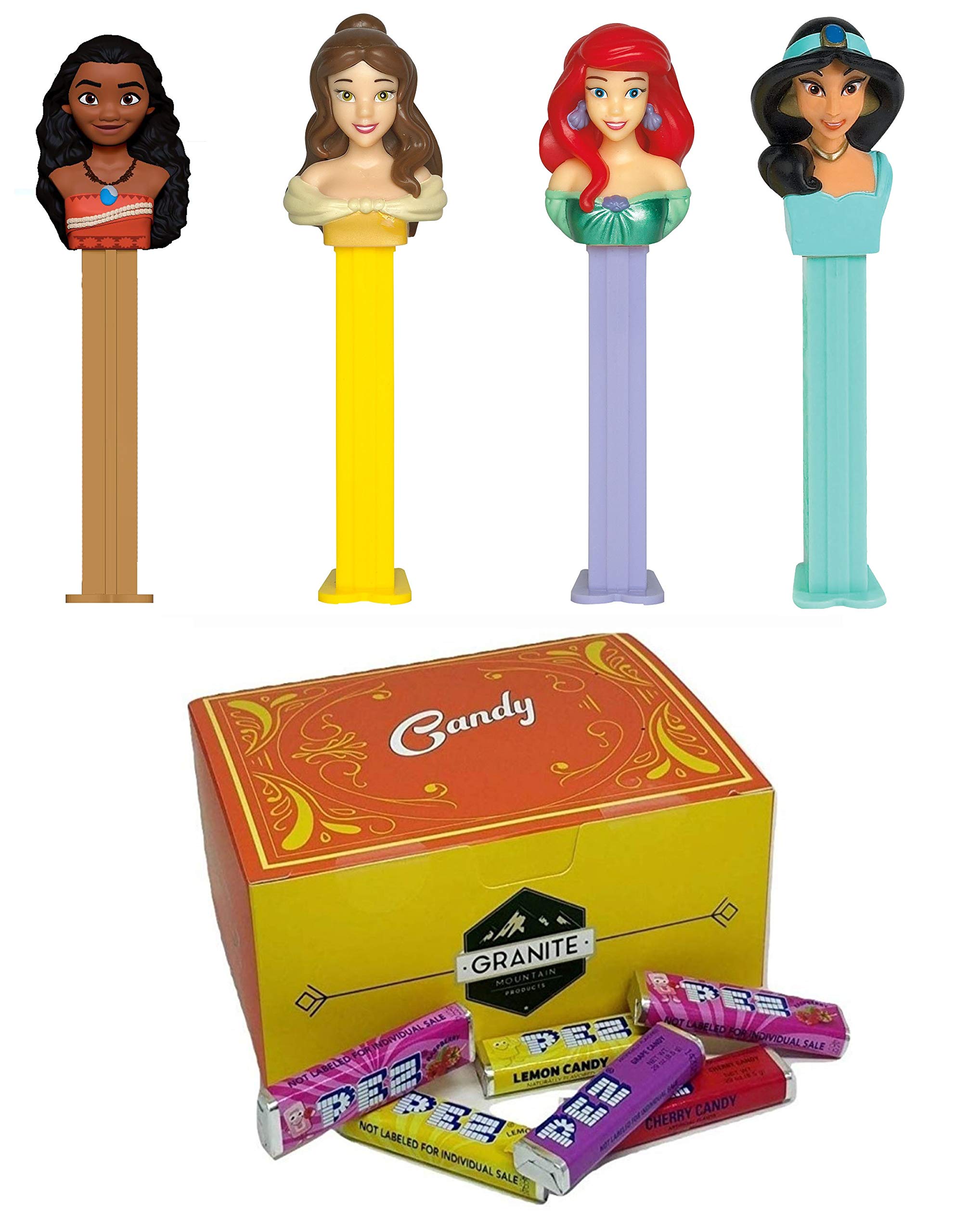 Buy Disney Princess Pez Dispensers Princess Set - With 8 EXTRA Pez ...