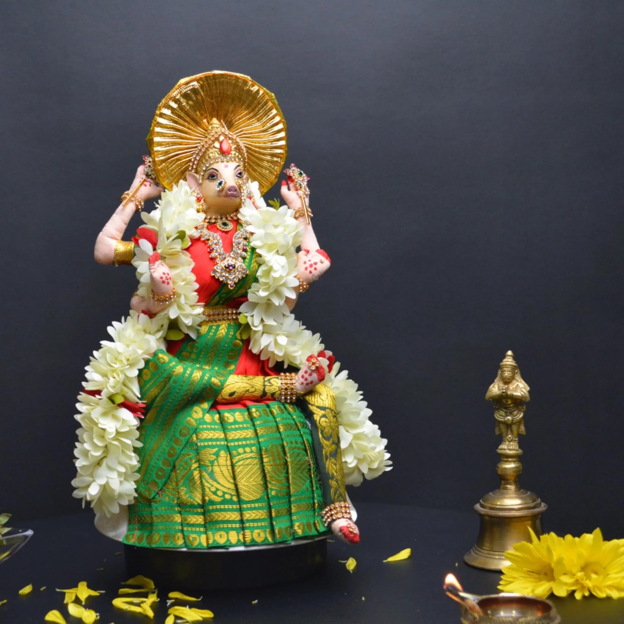 Buy Varahi Amman Devi Doll Goddess Varahi Maa Statue Idol for Pooja ...