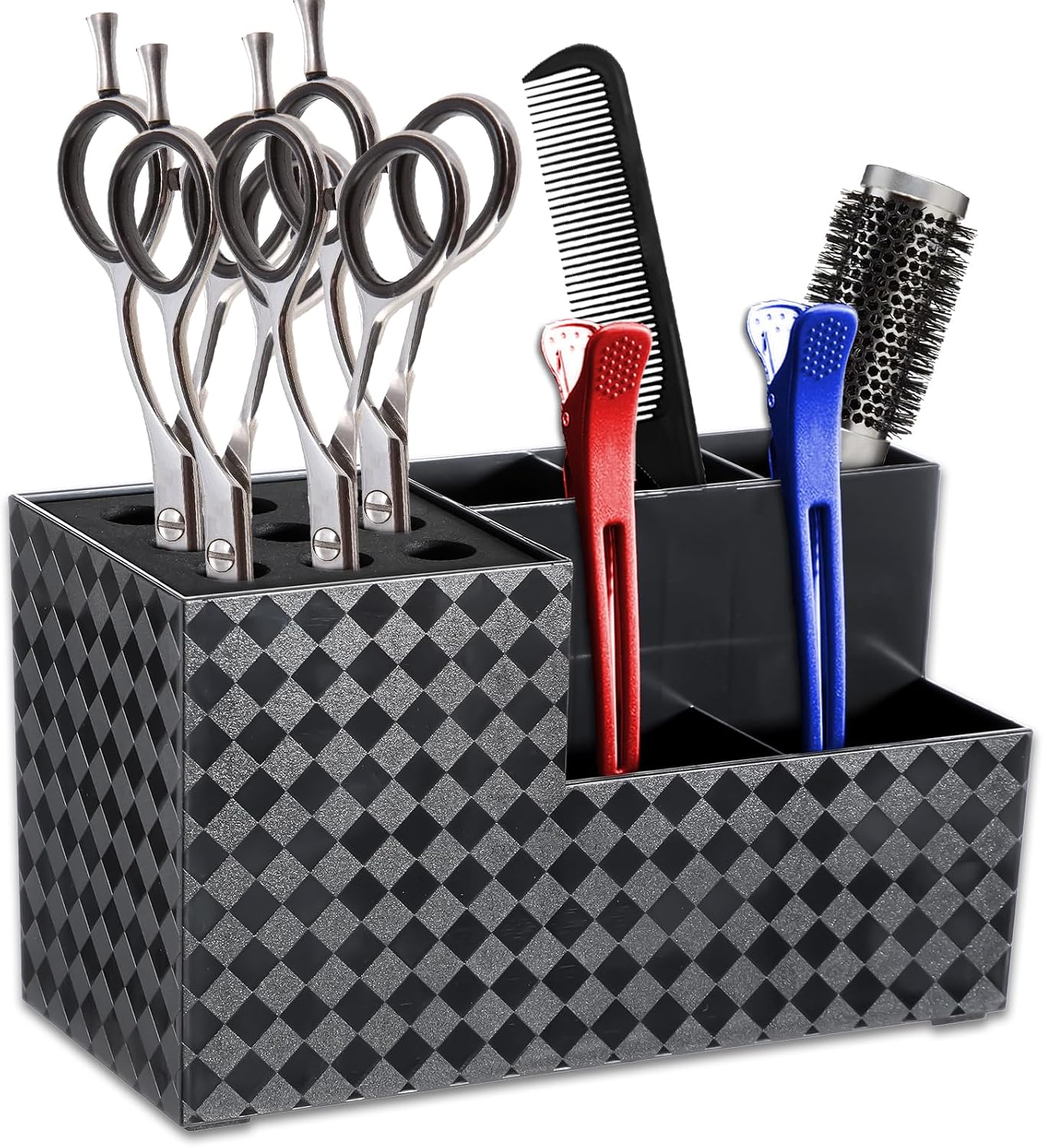 Amazon.com: Hairdressing Scissors Holder, Barber Shop Organizer Stand ...