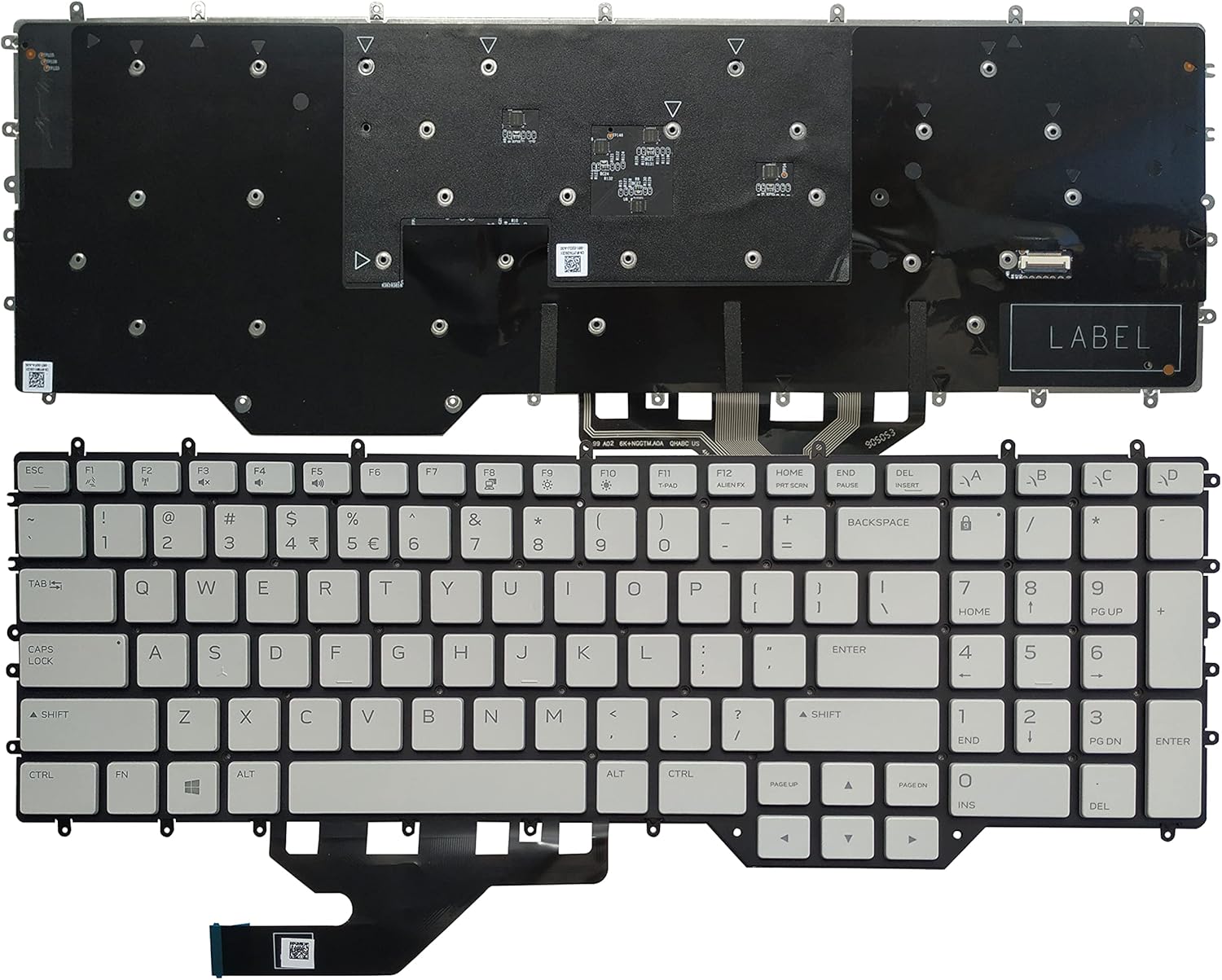Amazon.com: Laptop Replacement Keyboard Compatible for Dell Alienware ...