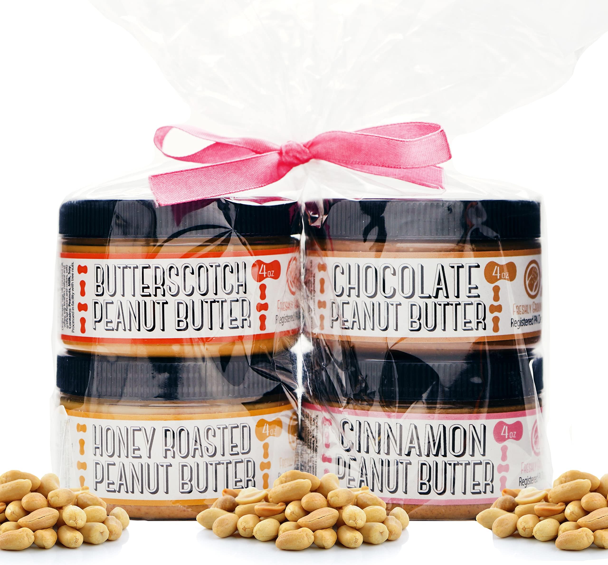Amazon.com : bNutty Gourmet Peanut Butter - Assorted Flavors - Gluten ...