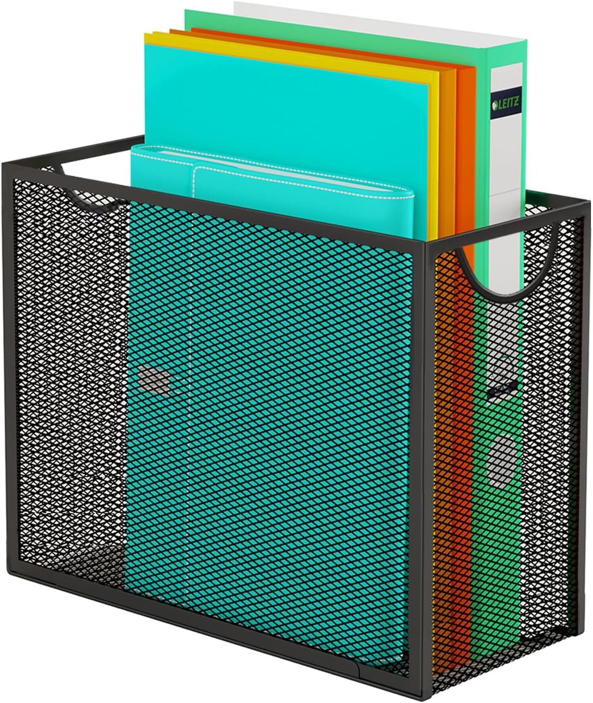 Amazon.com: U Brands Mesh Steel Magazine File Holder, 12.5" x 9.8" x 3 ...