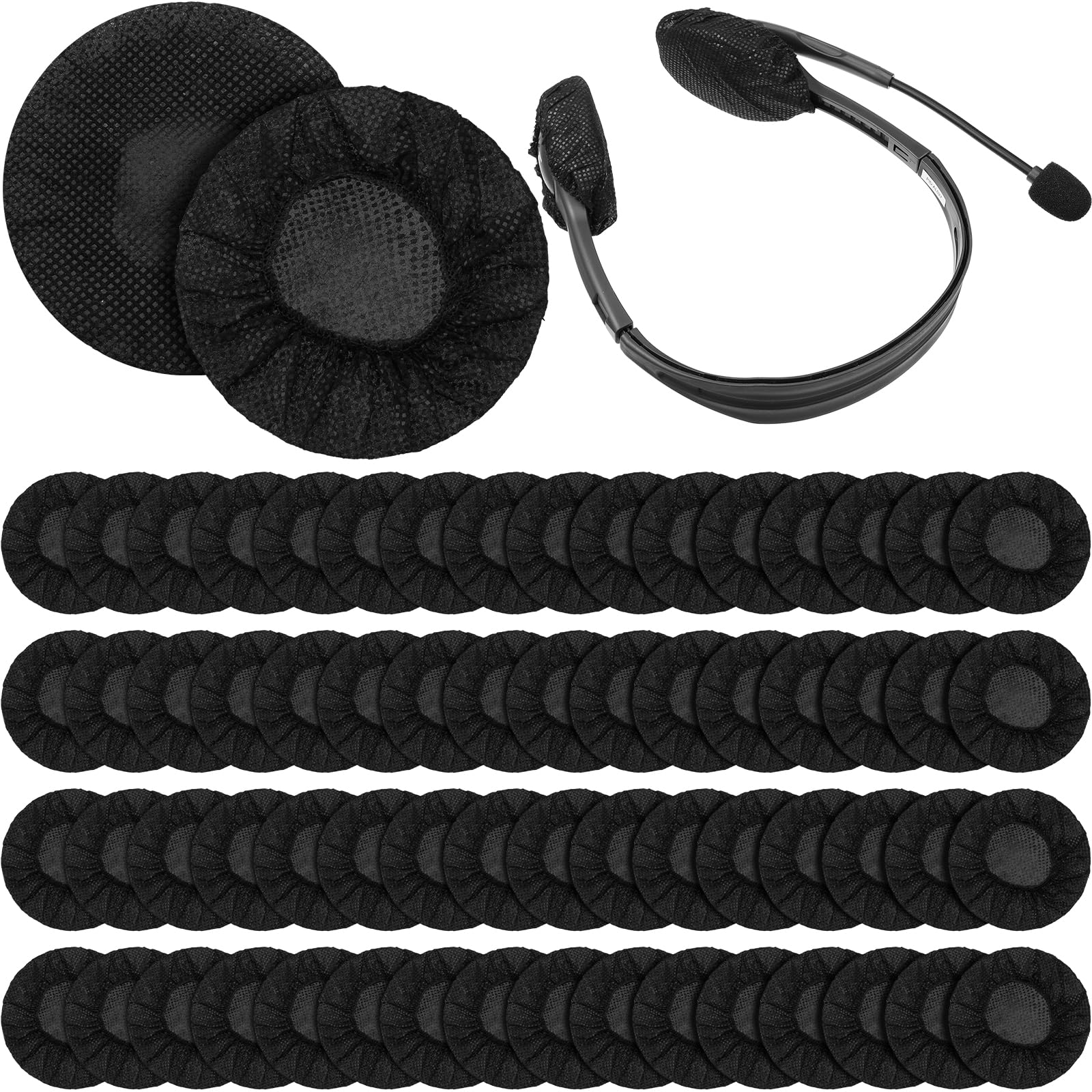 Amazon.com: 300 Pieces Disposable Headphone Covers Non Woven Sanitary ...