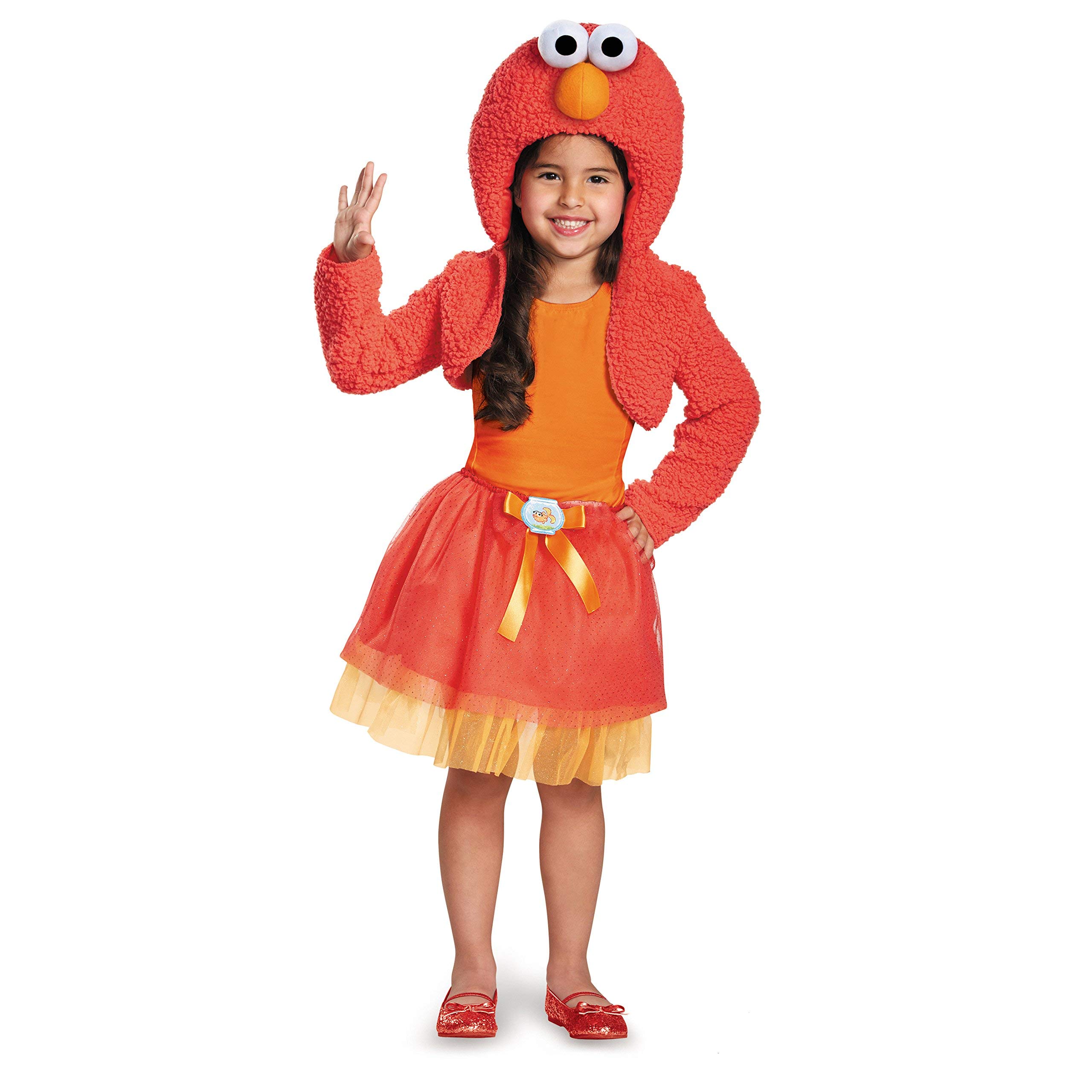 Amazon.com: Disguise 76895M Elmo Shrug And Tutu Child Kit Costume ...
