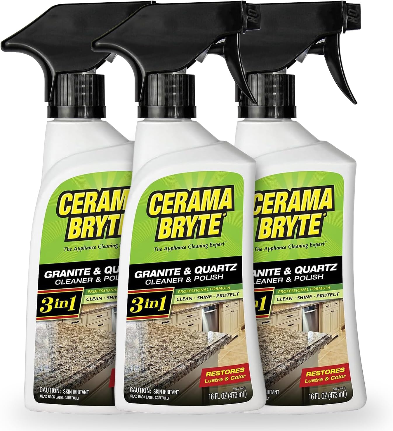 Amazon.com: Therapy Granite Countertop Cleaner & Polish (2 Pack - With ...