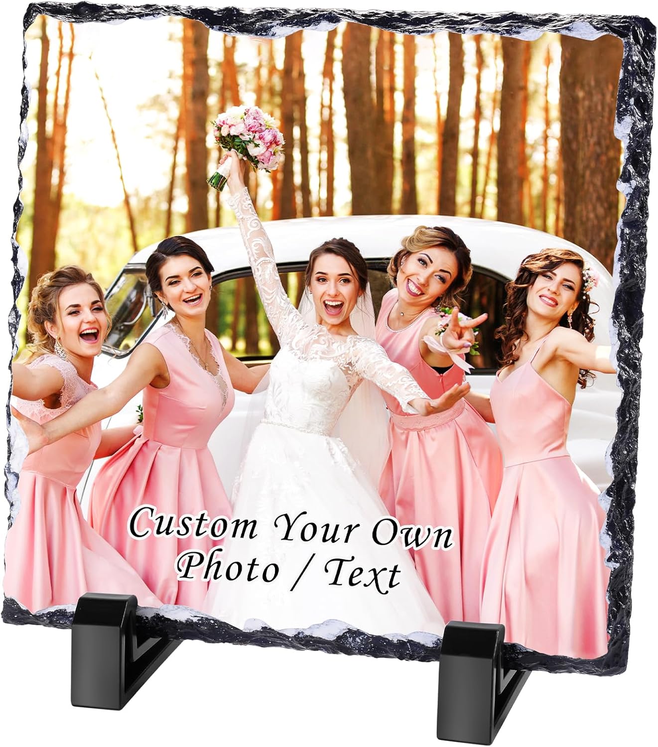 Amazon.com - Custom Picture Frames, Personalized Rock Slate Frame ...
