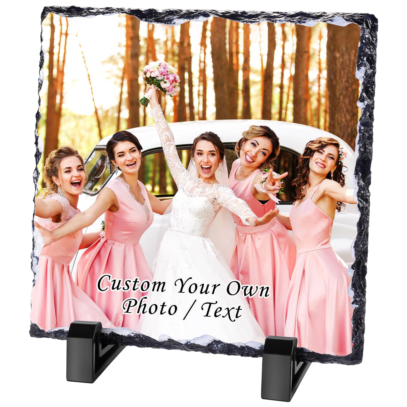 Amazon.com - Custom Rock Slate Frame, Personalized Picture Frame ...