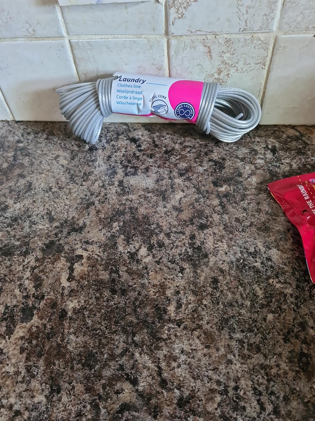 Sorbo Steel Core Clothes Line, 20 metre length washing line, heavy duty ...