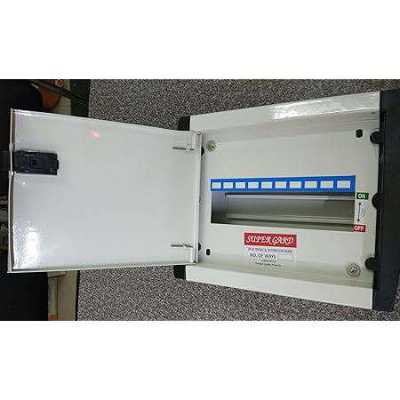 Buy Posina Weatherproof MCB Box 8way PVC Enclosure with Cover Against ...