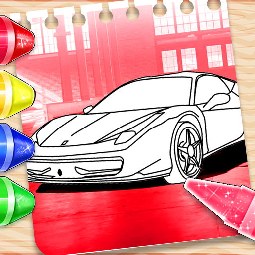 Car Coloring Pages: Enjoy Super Cars Coloring Book - App on the Amazon ...